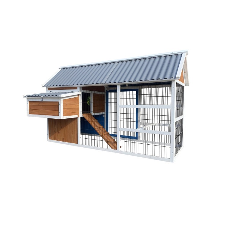 BORA BORA fa tyúkól, 2000 x 800 x 1200 mm| format1.cz