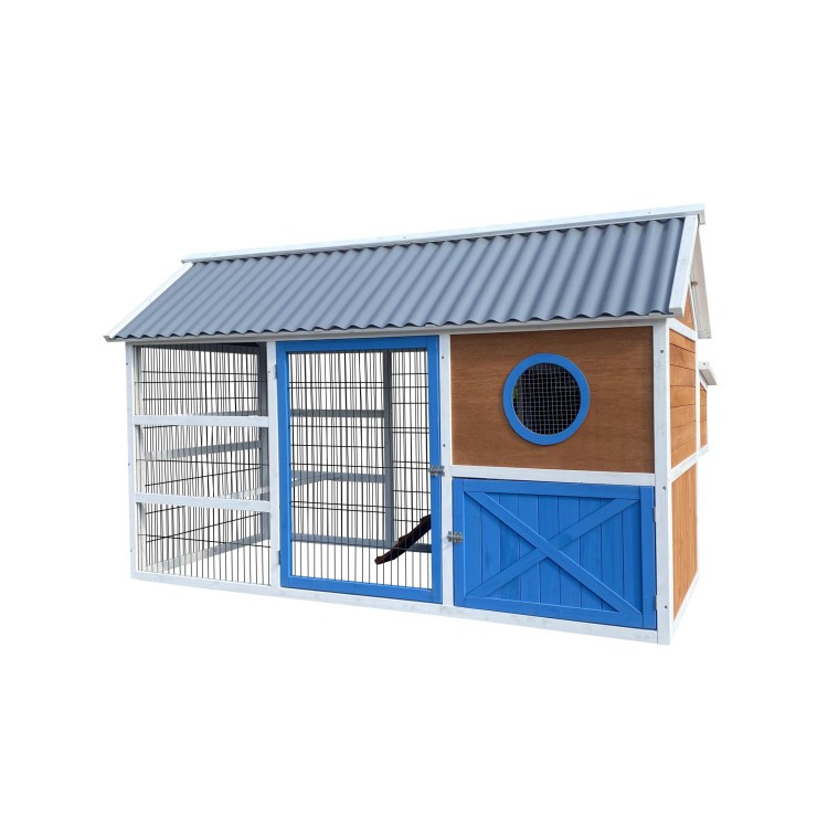 BORA BORA fa tyúkól, 2000 x 800 x 1200 mm| format1.cz